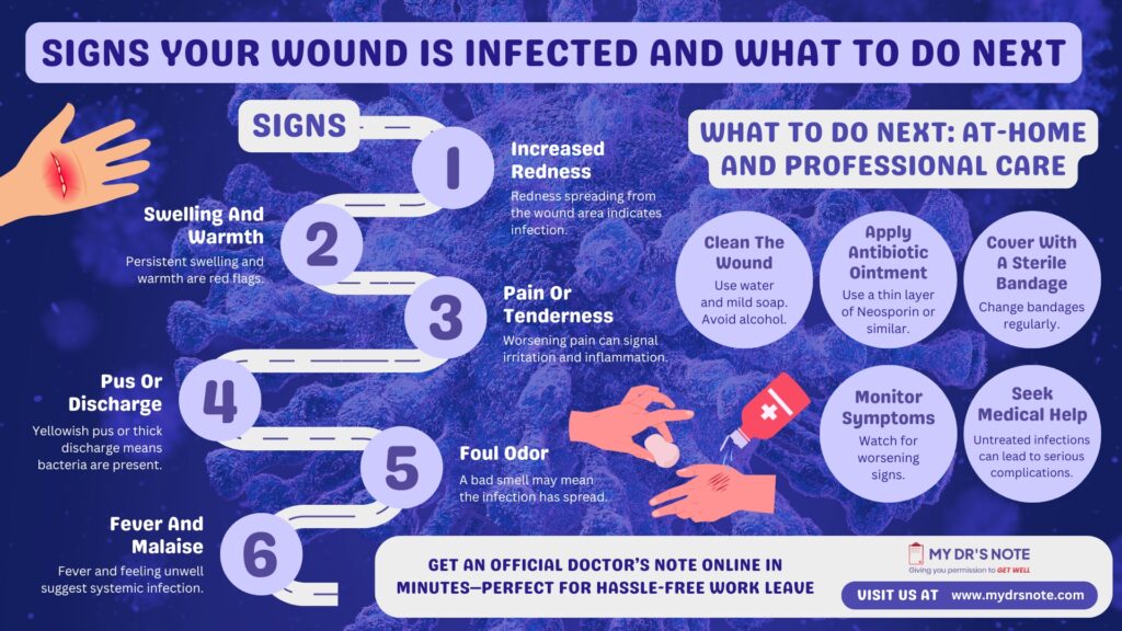 Signs Your Wound Is Infected and What to Do Next – An Infographic - MY ...
